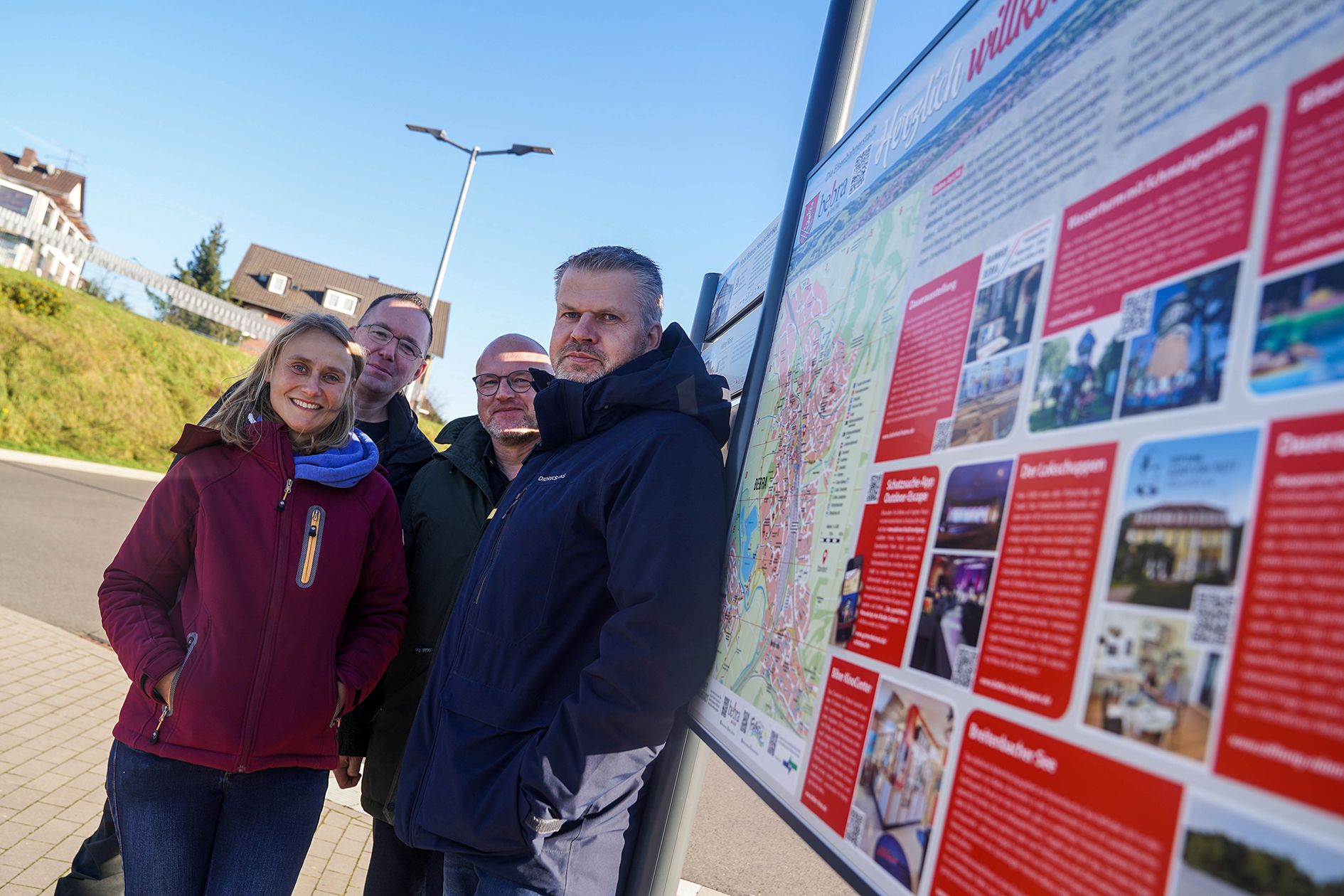 Neues Fußgängerleitsystem in Bebra - das beste bebra